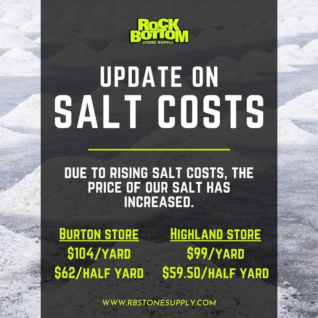 Bulk Salt in Michigan - RockBottom